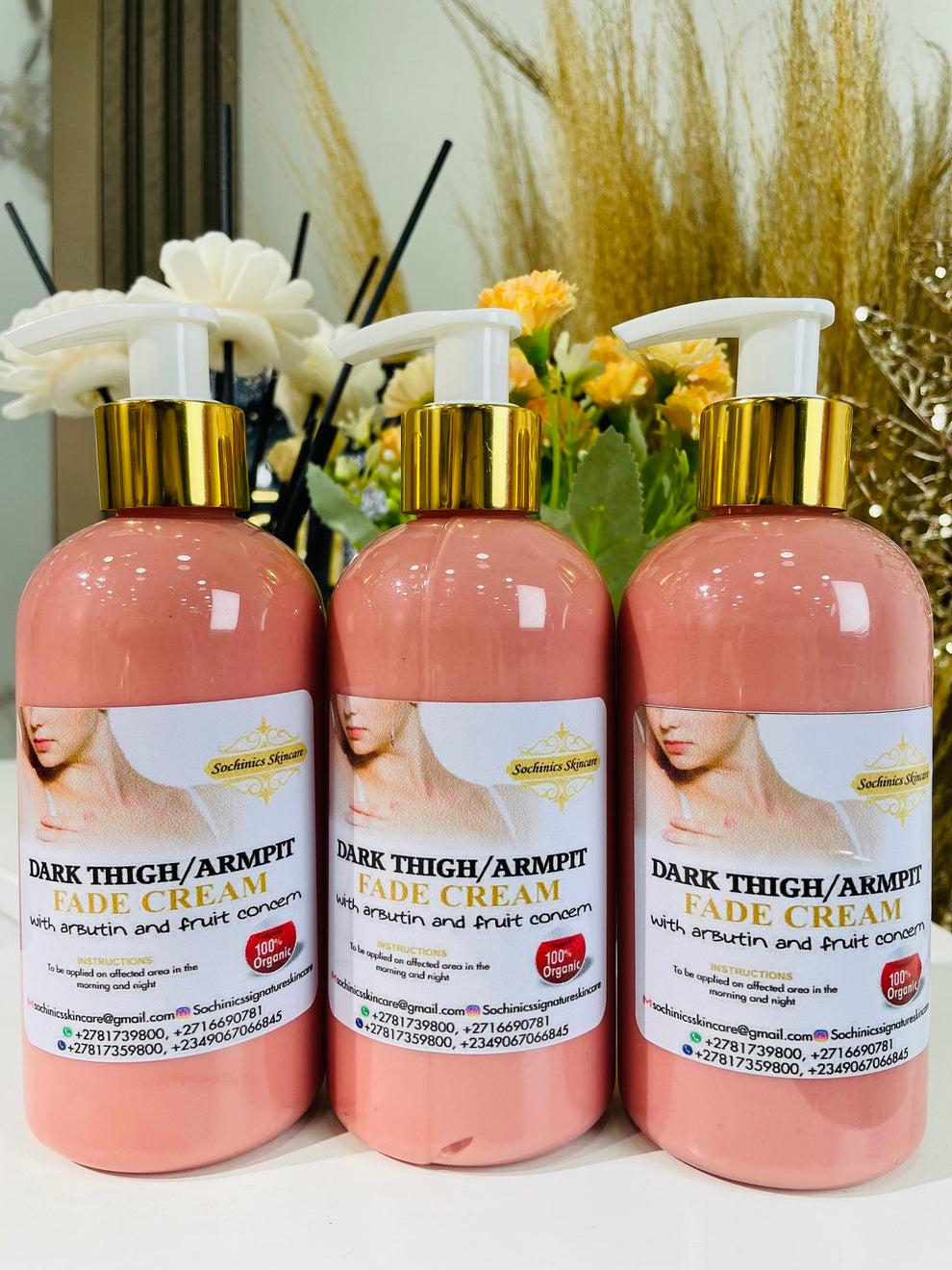 Dark inner thigh/Armpit fade cream 120ml – sochinicsskincare